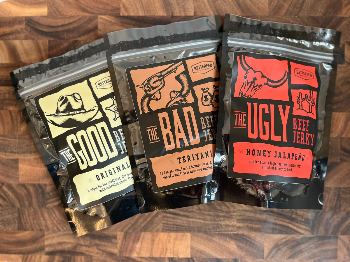 The Bad - Teriyaki Beef Jerky | BetterFed Beef | 100% American Beef